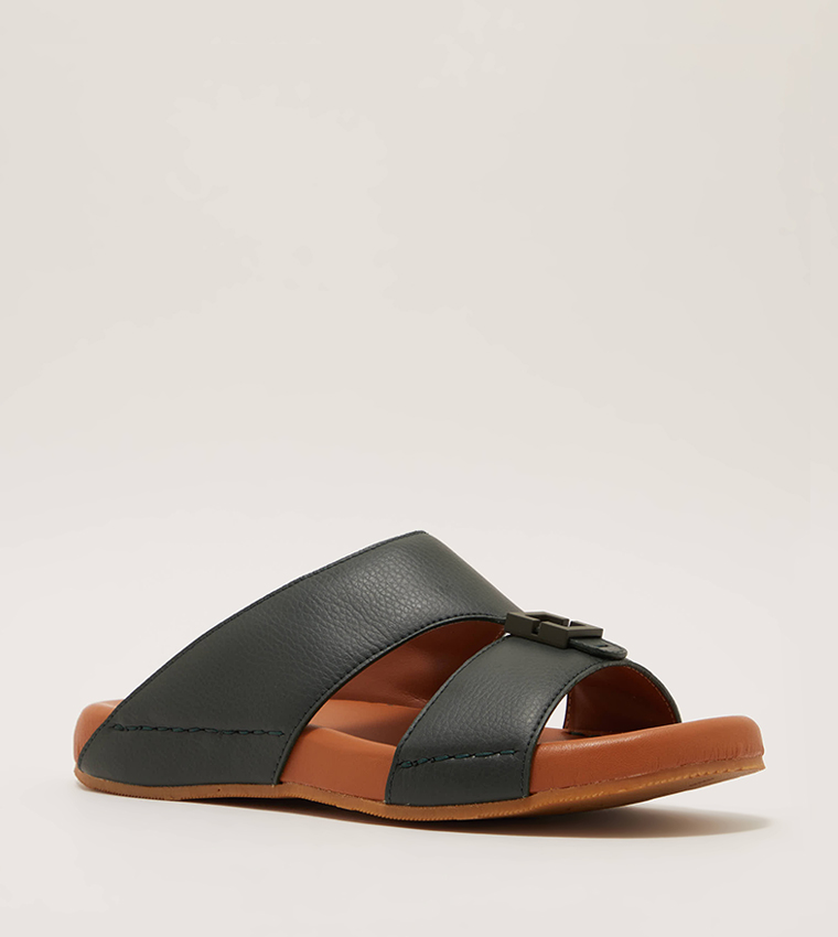 Buy Call It Spring Open Toe Arabic Sandals In Khaki | 6thStreet Saudi ...