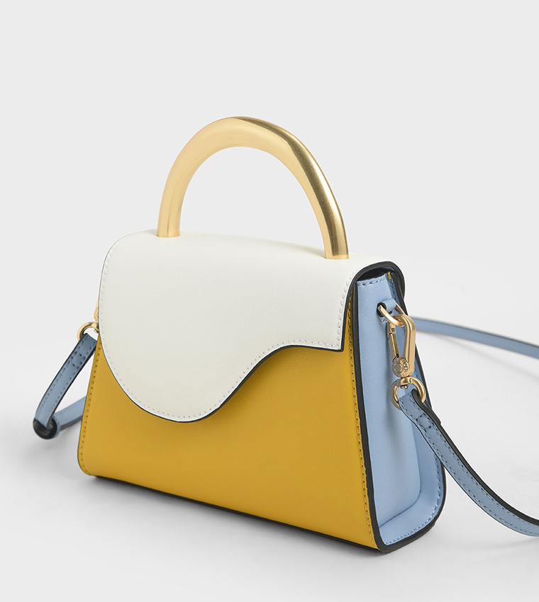 Buy Charles & Keith Angular Flap Bag Multi In Multiple Colors ...