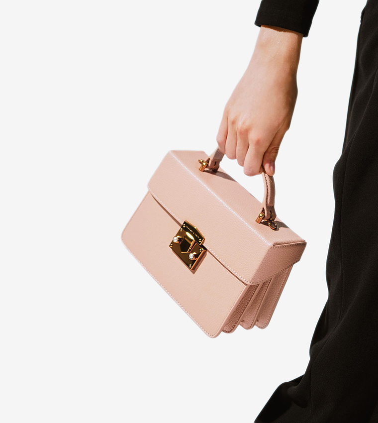 Buy Charles & Keith Ramadan Box Shaped Cross Body Bag With Detachable ...