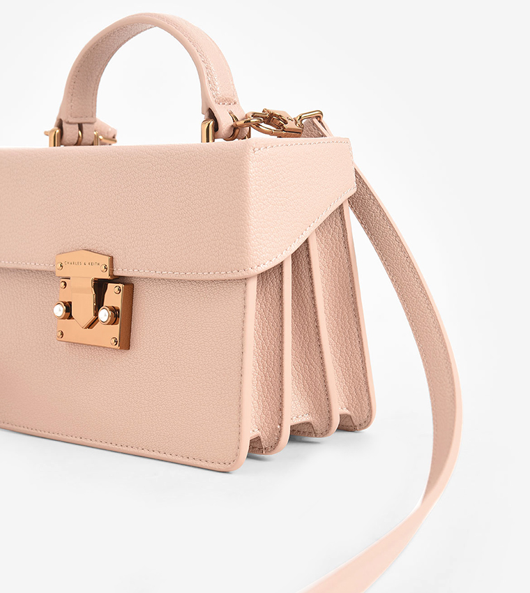 Buy Charles & Keith Ramadan Box Shaped Cross Body Bag With Detachable ...