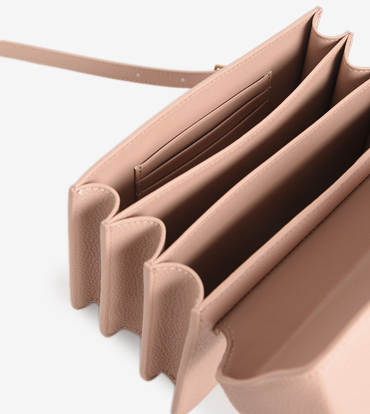 Buy Charles & Keith Ramadan Box Shaped Cross Body Bag With Detachable ...