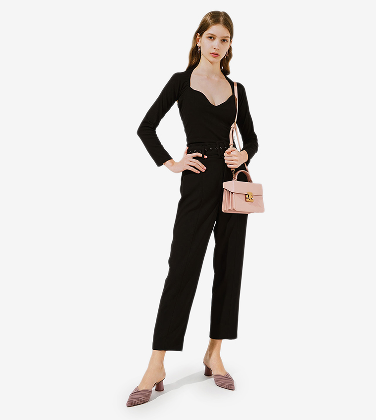 Buy Charles & Keith Ramadan Box Shaped Cross Body Bag With Detachable ...