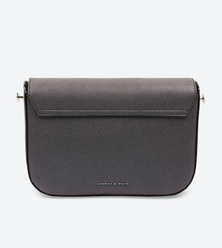 Buy Charles & Keith Robot Detail Push Lock Cross Body Bag Multi CK2 ...