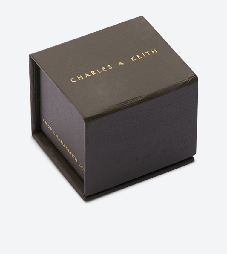 Buy Charles & Keith Single Crystal Ring Silver CK5 31430045 In Silver ...