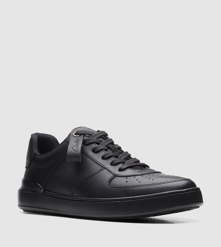 Buy Clarks Court Lite Perforated Sneakers In Black | 6thStreet Qatar