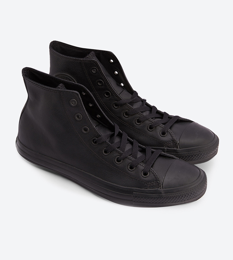 Buy Converse Chuck Taylor All Star High Top Lace Up Sneakers Black In ...