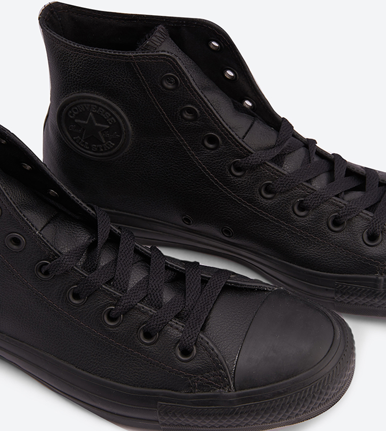 Buy Converse Chuck Taylor All Star High Top Lace Up Sneakers Black In ...