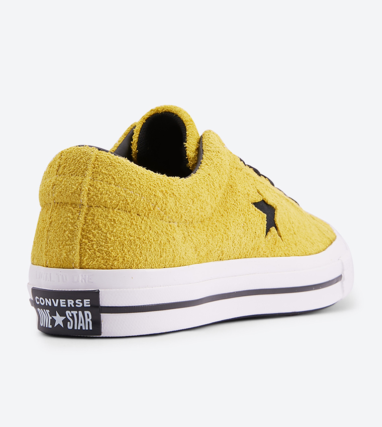 Buy Converse Side Stat Details Lace Up Closure Round Toe Sneakers ...
