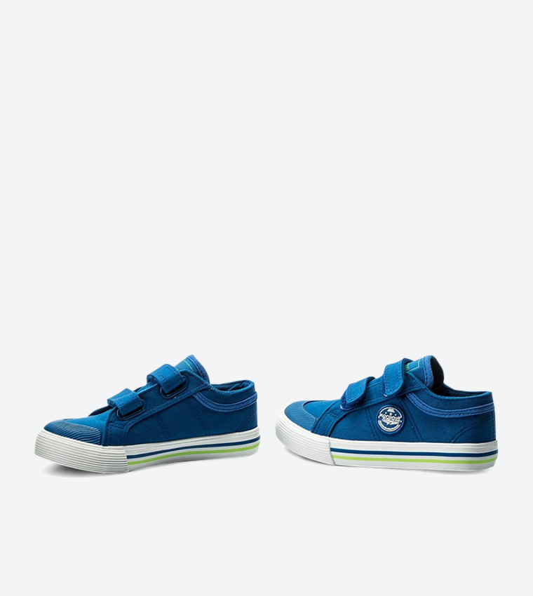 Buy Sprandi @ CCC Logo Details Round Toe Velcro Closure Sneakers Blue ...