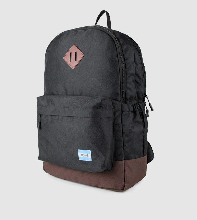 Buy Toms Color Block Essential School Backpack In Black | 6thStreet Qatar