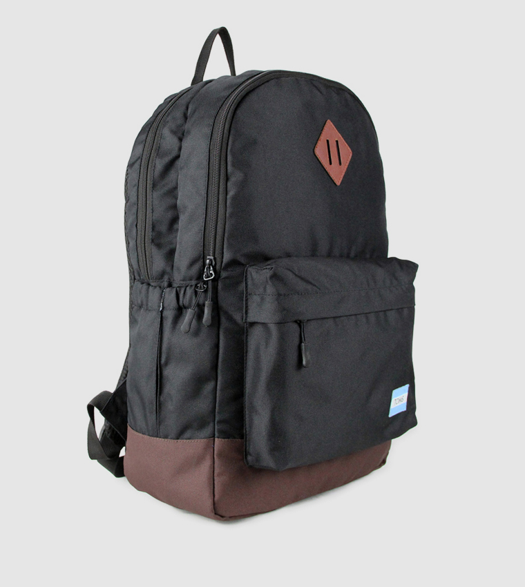 Buy Toms Color Block Essential School Backpack In Black | 6thStreet Qatar