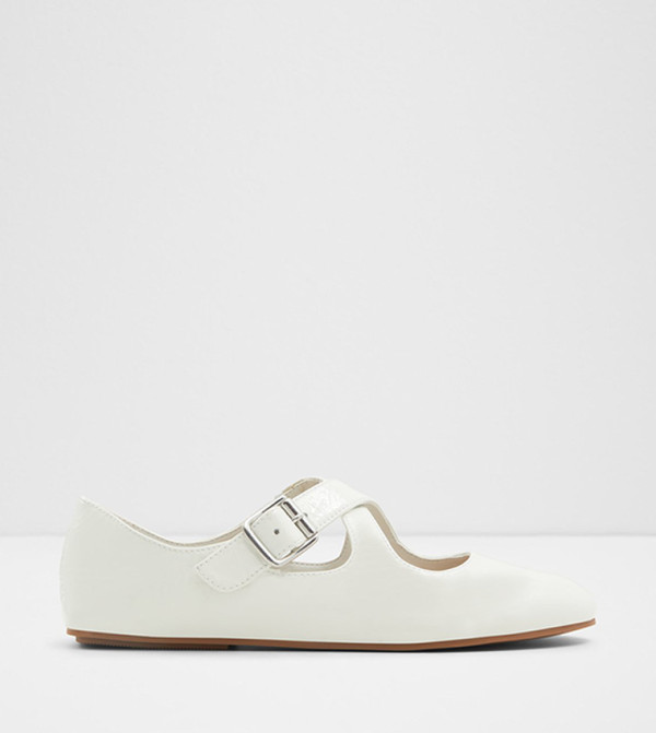 Buy Aldo AMBERIA Leather Mary Jane Shoes In White | 6thStreet UAE