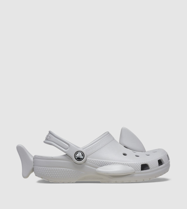 Buy Crocs Toddlers' Classic I AM Shark Clog In Grey | 6thStreet UAE