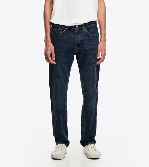 Buy Levi's 505™ Straight Fit Jeans In DARK INDIGO | 6thStreet Qatar