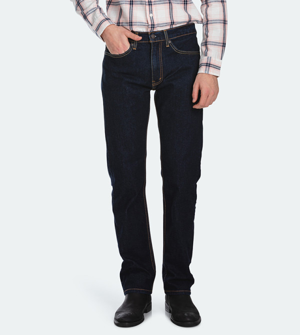 Buy Levi's 505 Straight Fit 5 Pocket Jeans In Blue | 6thStreet UAE