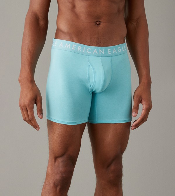 Buy American Eagle AEO Heather 6 Inches Classic Trunk In Blue | 6thStreet Bahrain