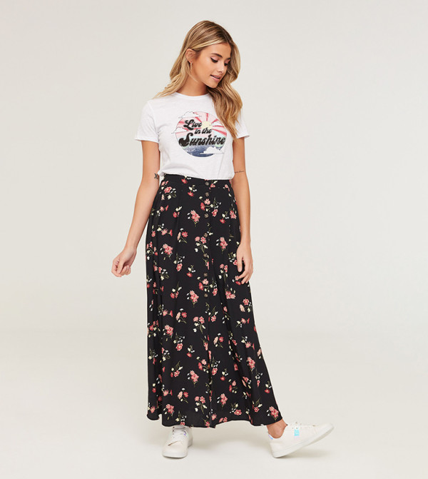 Buy Ardene Skirts Black In Black | 6thStreet Qatar