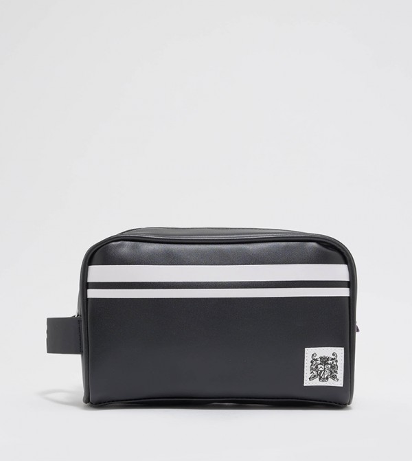 Buy Austin Reed Logo Detail Zip Around Travel Pouch In Black ...
