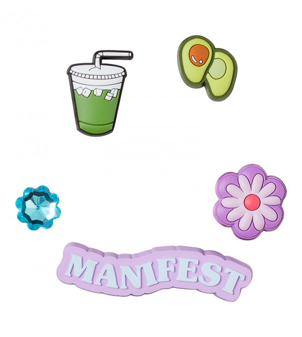 Buy Crocs Manifest Lace Backer 5 Pack In Multiple Colors | 6thStreet UAE