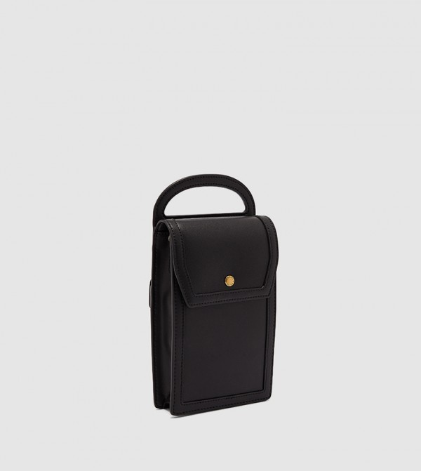 Buy Charles & Keith Chain Link Mini Pouch Black In Black | 6thStreet UAE