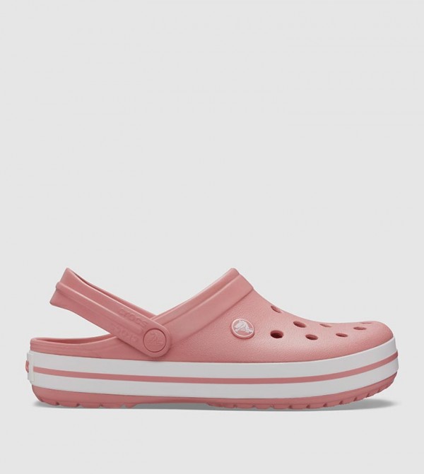 Buy Crocs Crocband Round Toe Clogs Dark Pink In Dark Pink | 6thStreet Qatar