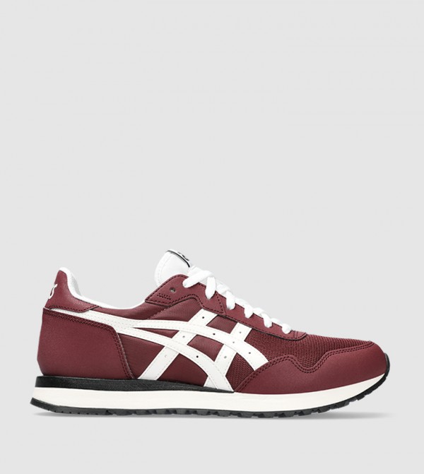 Buy Asics TIGER RUNNER II Lace Up Sneakers In Burgundy | 6thStreet UAE