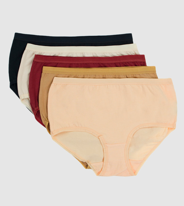Buy R&B Colorful Pack Of Maxi Underwear In Multiple Colors | 6thStreet UAE