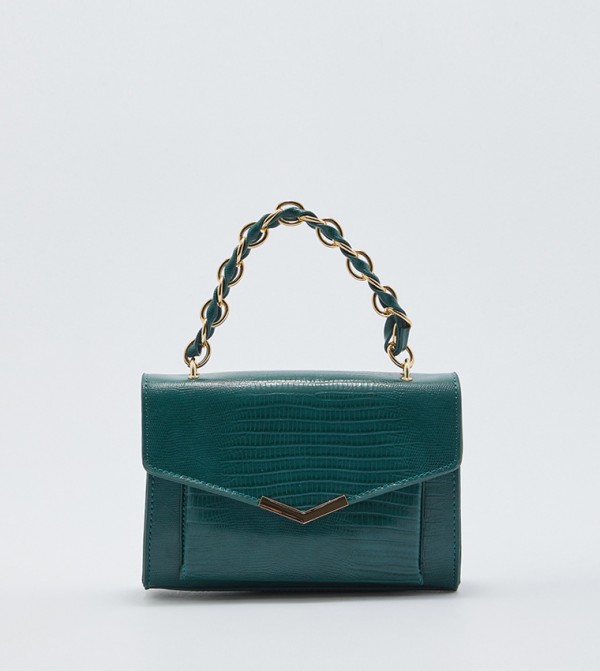 Buy ZAHA @ CCC Small Size Zip Clouser Cross Body Mint In Green ...