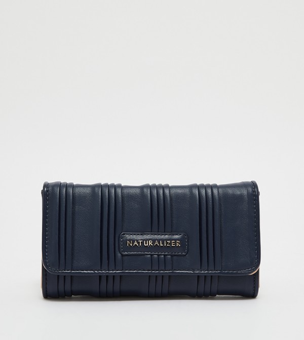 Buy Naturalizer NHW NARI Pleated Flap Sling Wallet In Blue | 6thStreet Oman