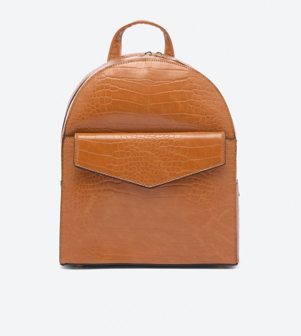 Buy ZAHA @ CCC Synthetic Backpack For Women Tan In Brown | 6thStreet Kuwait