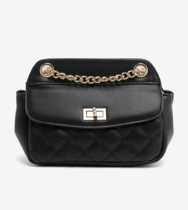 Buy ZAHA @ CCC Synthetic Crossbody Bag For Women Black In Black ...