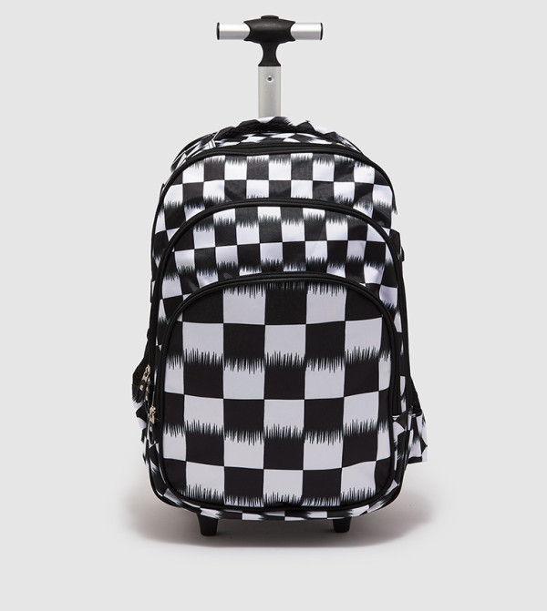 Buy Austin Reed @ CCC Kids Printed Trolley Backpack In Black ...