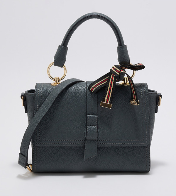 Buy Berastogi @ CCC Textured Bow Detail Handheld Bag In Grey ...