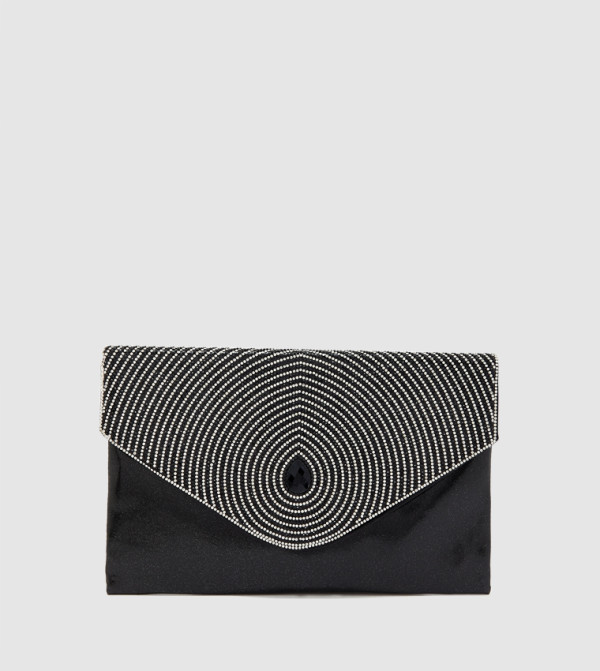 Buy ZAHA @ CCC Clutches Bag Black In Black | 6thStreet Qatar