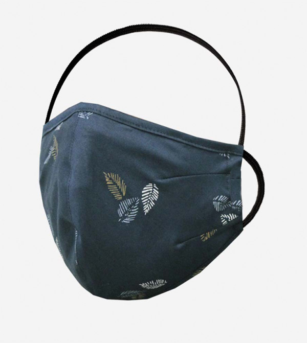 Buy CCC Forest Leaf Print Face Masks In Blue | 6thstreet Kuwait