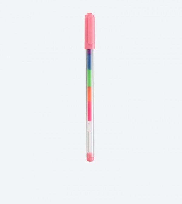 Buy Hema Rainbow Bold Gel Ink Pen Multi In Multiple Colors | 6thStreet ...