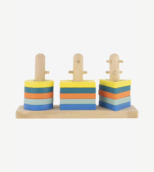 Buy Hema Stacking Puzzle Difficult Shapes In Multiple Colors ...