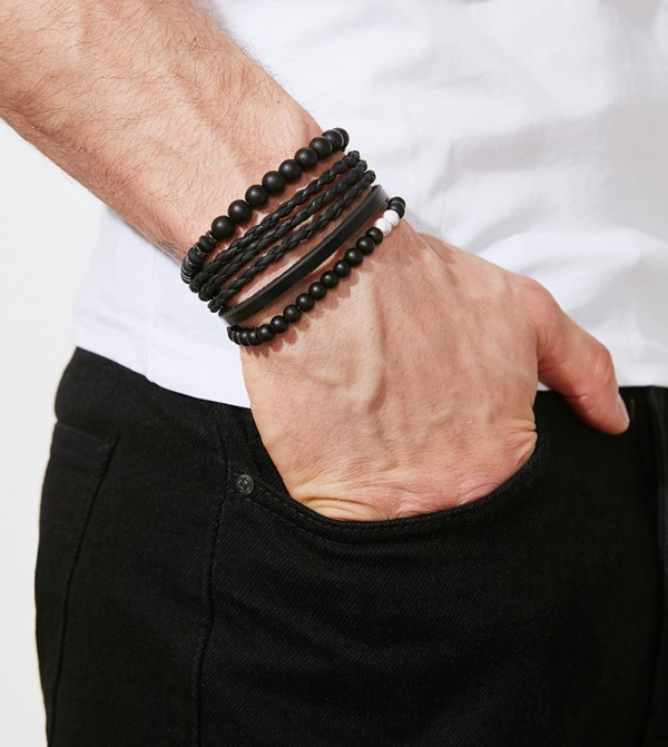 Buy Trendyol 3 Piece Bijouterie Bracelet In Black | 6thStreet Bahrain