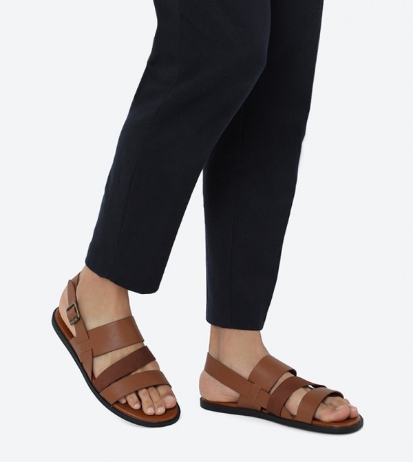 Buy Call It Spring Alerce Sandals Open Toe Flat Heel Brown In Brown ...