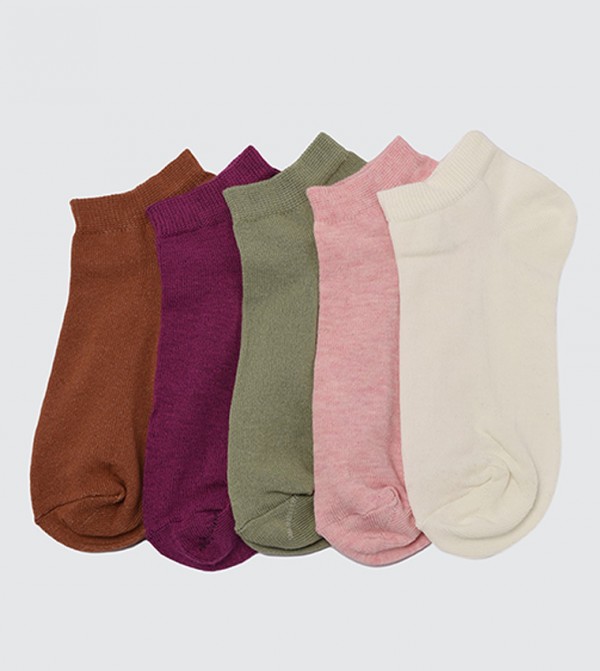 Buy Trendyol Pack Of 5 Socks In Multiple Colors | 6thStreet Kuwait