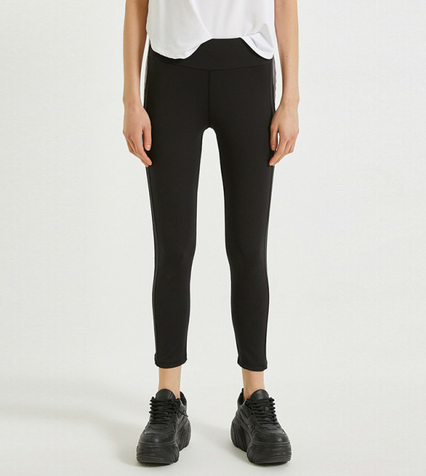 Buy Koton Active Wear Leggings In Black | 6thStreet Oman