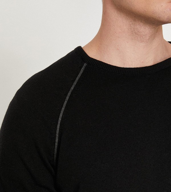Buy Trendyol Basic Regular Fit Sweater In Black | 6thStreet Saudi Arabia