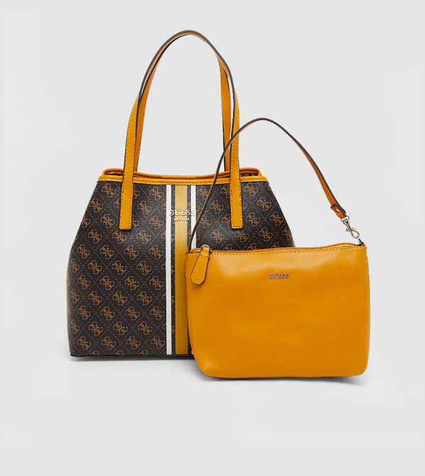 Buy Guess Vikky Tote Brown In Brown | 6thStreet Kuwait