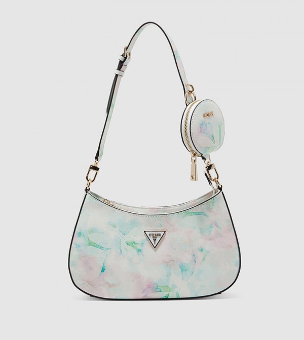 Buy Guess ALEXIE Shoulder Bag With Coin Purse In Pink | 6thStreet UAE