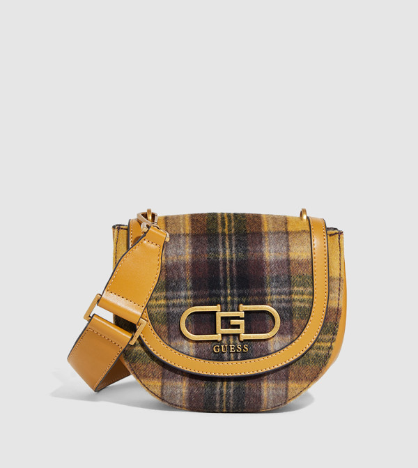 Buy Guess Plaid Mini Bag With Sling In Multiple Colors | 6thStreet ...