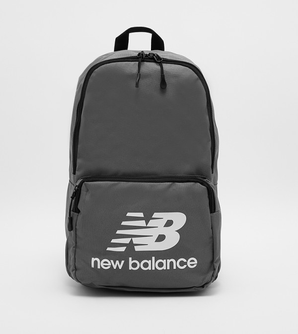 Buy New Balance Logo Printed Classic Backpack In Grey | 6thStreet Oman