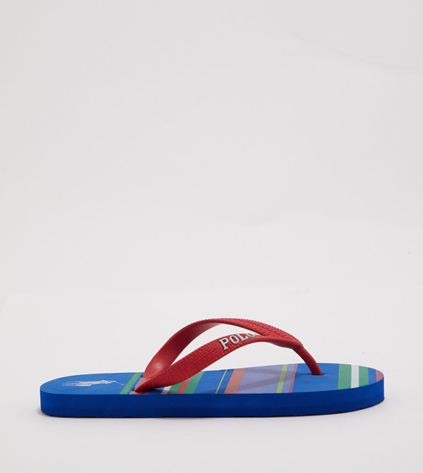 Buy Polo Ralph Lauren Camino Flip Flop Red In Red | 6thStreet UAE