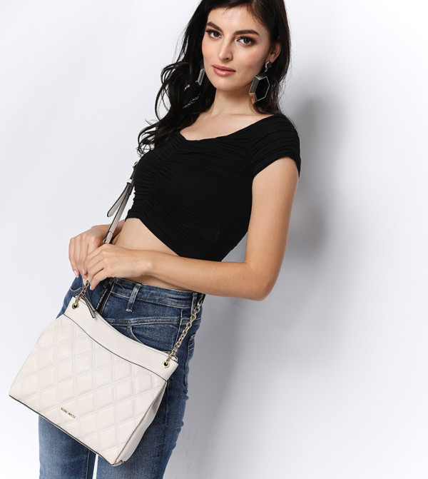 Buy Nine West Emerson Swing Pack Cross Body Bag White In White ...