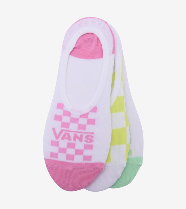 Buy Vans Wm Rainy Day Check Canoodles 6.5 10 3Pk Multi In Multiple ...