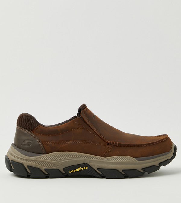 Buy Skechers Relaxed Fit Respected Catel Outdoor Shoes In Brown ...